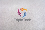 Triple Circle Corporate Logo Tech | Branding & Logo Templates ...