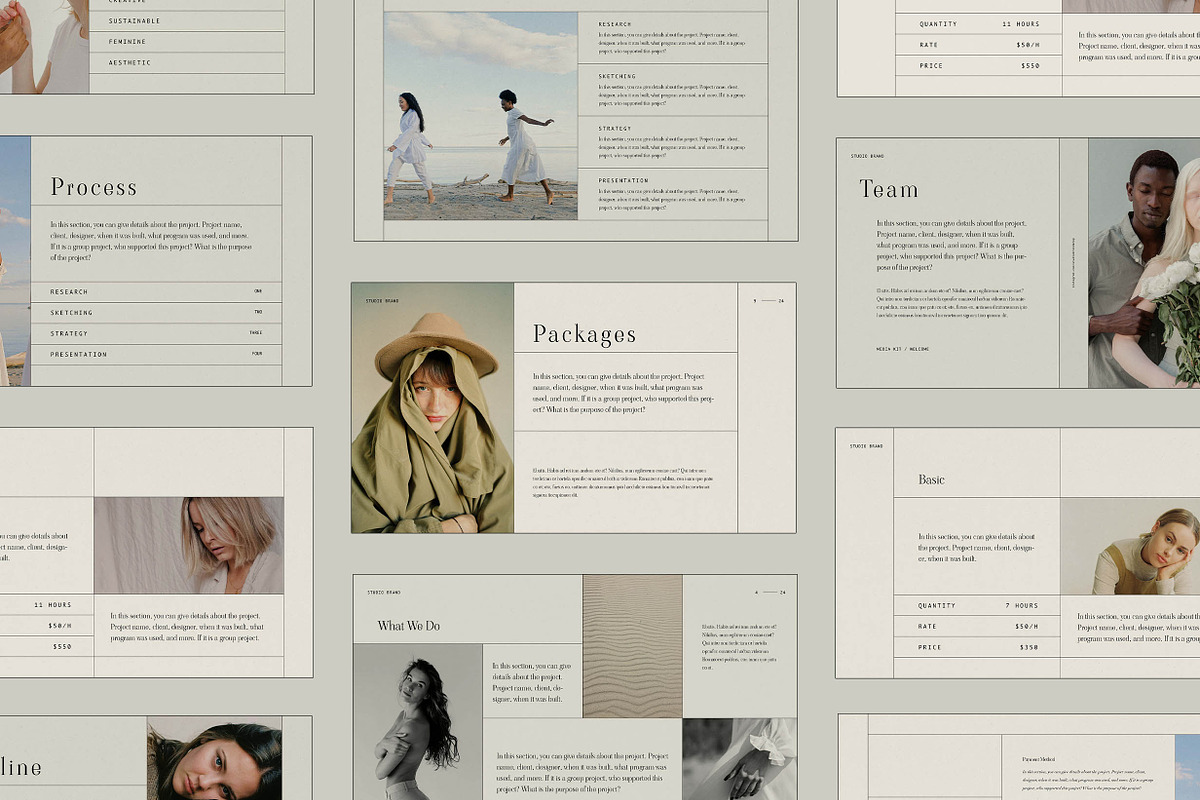 PANDORA I Brand Proposal I Canva, a Magazine Template by Studio Brand