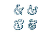 Ampersand vector illustration, a Graphic by freebird