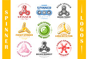 9 Spinner Logos Templates Vol.2, a Branding & Logo Template by Art Design