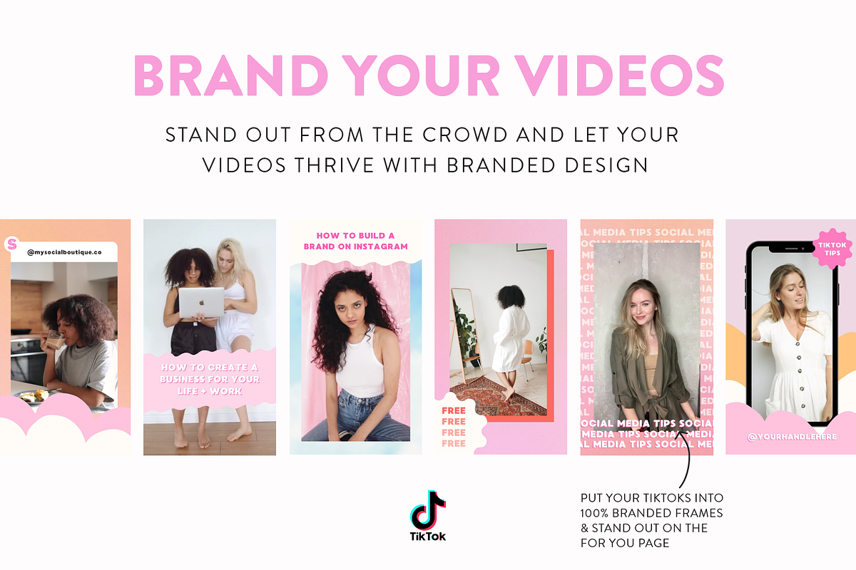TikTok Video Marketing Templates for Canva