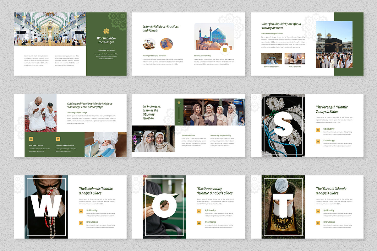 Barokah Islamic PowerPoint Template
