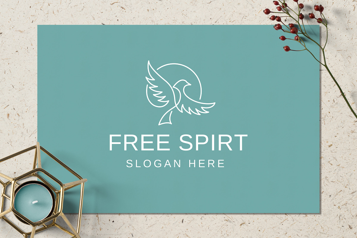 Free Spirit Logo Template, a Branding & Logo Template by vraione ...