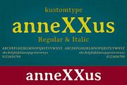 anneXXus font, a Serif Font by Kustomtype