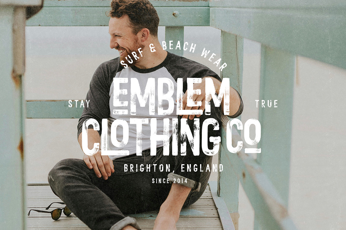 Harlem Brush Font, a Sans Serif Font by Sam Parrett