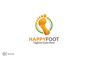 Happy Foot Logo, a Branding & Logo Template by Bintank Studio