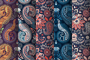 Indian seamless patterns, a Pattern Graphic by Sunny_Lion