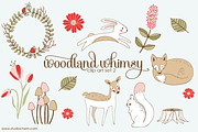 Woodland Whimsy 2 .PNG Clip Art Set, an Animal Illustration by ...