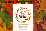 CANVA Fall Festival Flyer Template