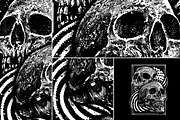 Robust | Skulls | T-shirt design, an Illustration by Design by sebrodbrick