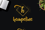 Feminine Hempeline Premade Logo, a Branding & Logo Template by ...