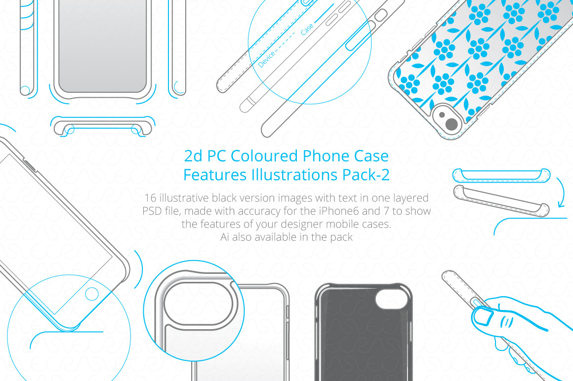 2D PC Colored Case Features Pack-2, a Graphic by VecRas | Creative Market