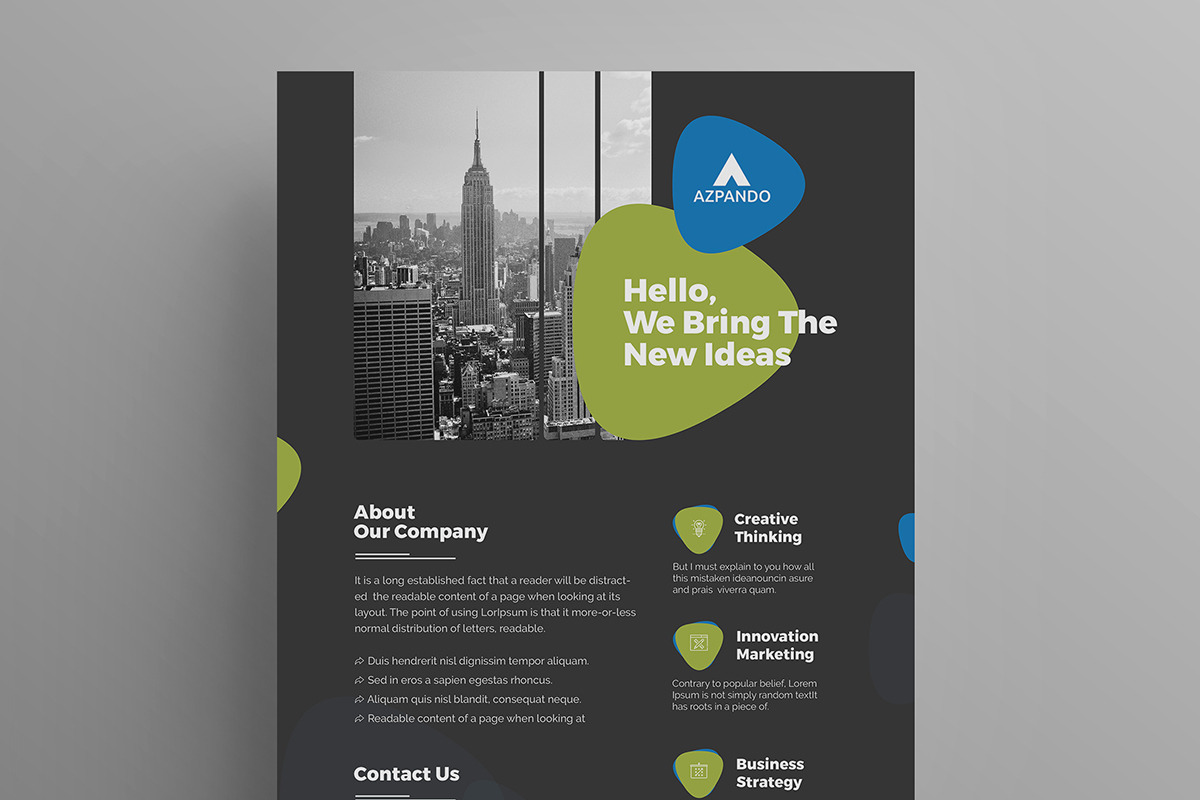 Flyer, a Flyer Template by Pixelpick