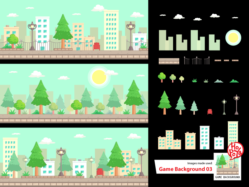 Game Background 03, an Illustration by mikailain