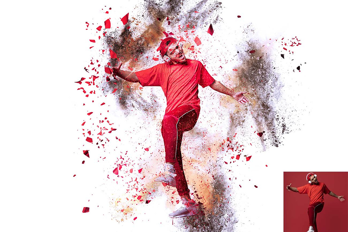 Sandstorm Effect Photoshop Action, an Action Add-On by Studio Retouch