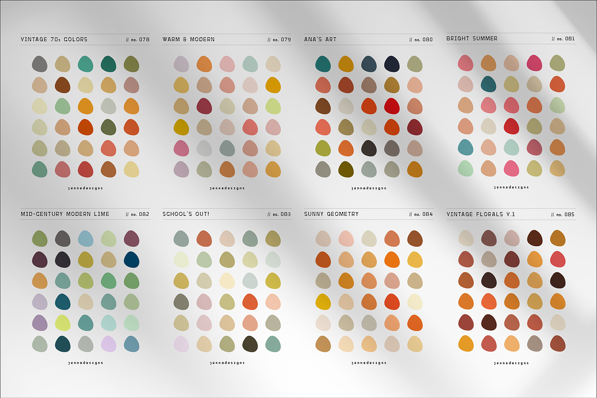 MEGA BUNDLE - 93 Illustrator Palettes
