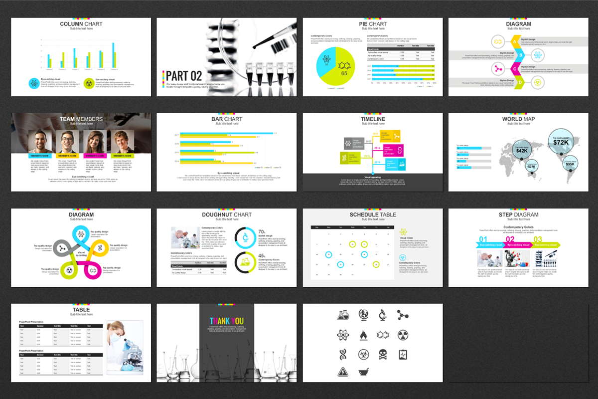 Chemistry Lab Presentation Template, a Presentation Template by ...