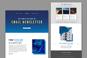 Email Newsletter Layout, an Email Template by tomsarraipodesign