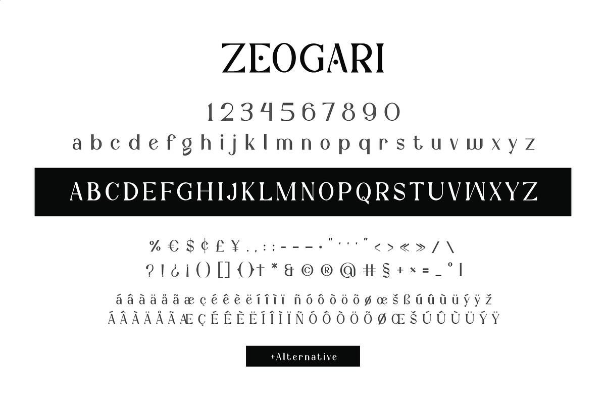 Zeogari Font