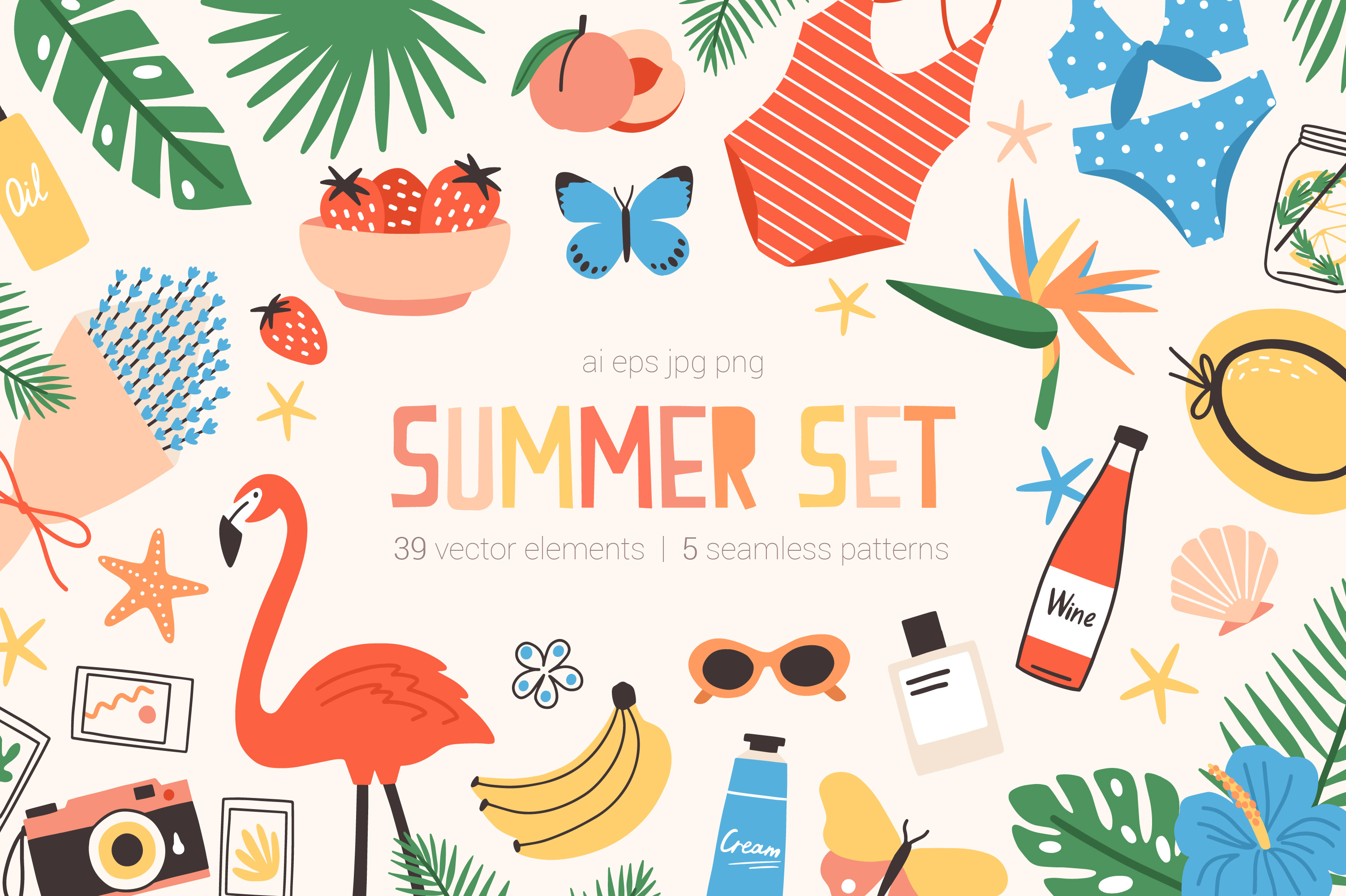 Summet set, a Decorative Illustration by Good Studio