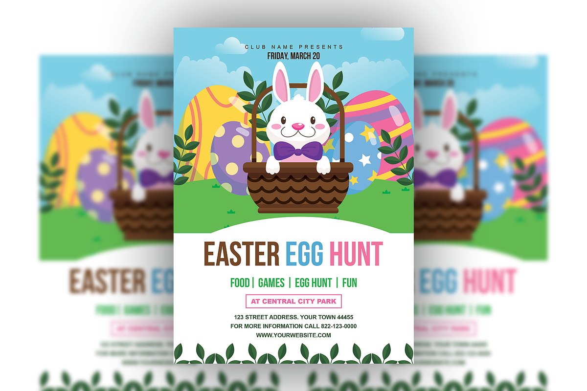 Easter Sunday Flyer / Invite | Creative Market