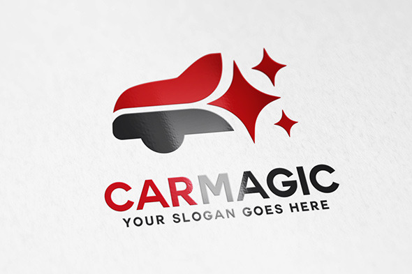 Magic Car Care Logo, a Branding & Logo Template by WheelieMonkey