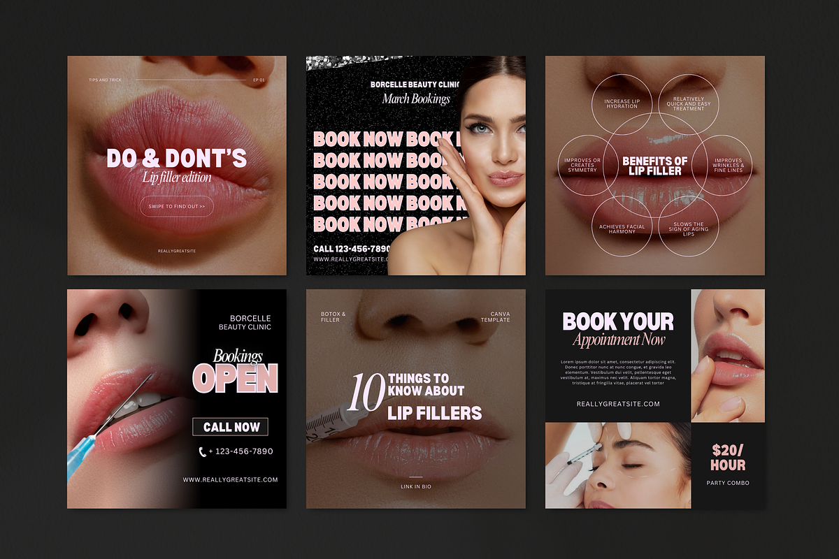 Botox & Filler Instagram Template