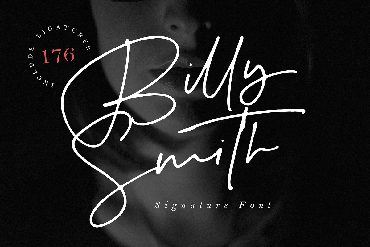 Billy Smith - Signature Font, a Script Font by Megi Satyo Widodo ...