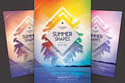 Summer Shapes Flyer, a Flyer Template by styleWish
