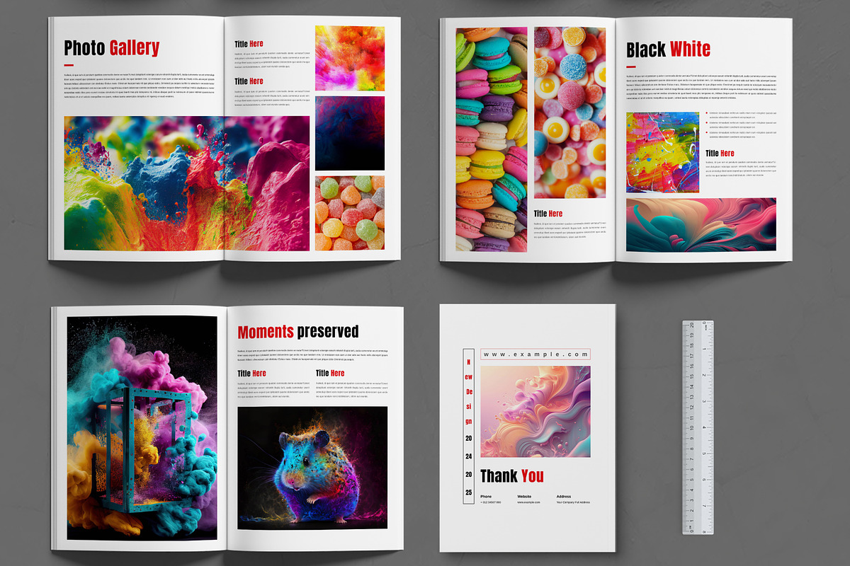 Colorful Portfolio Templates