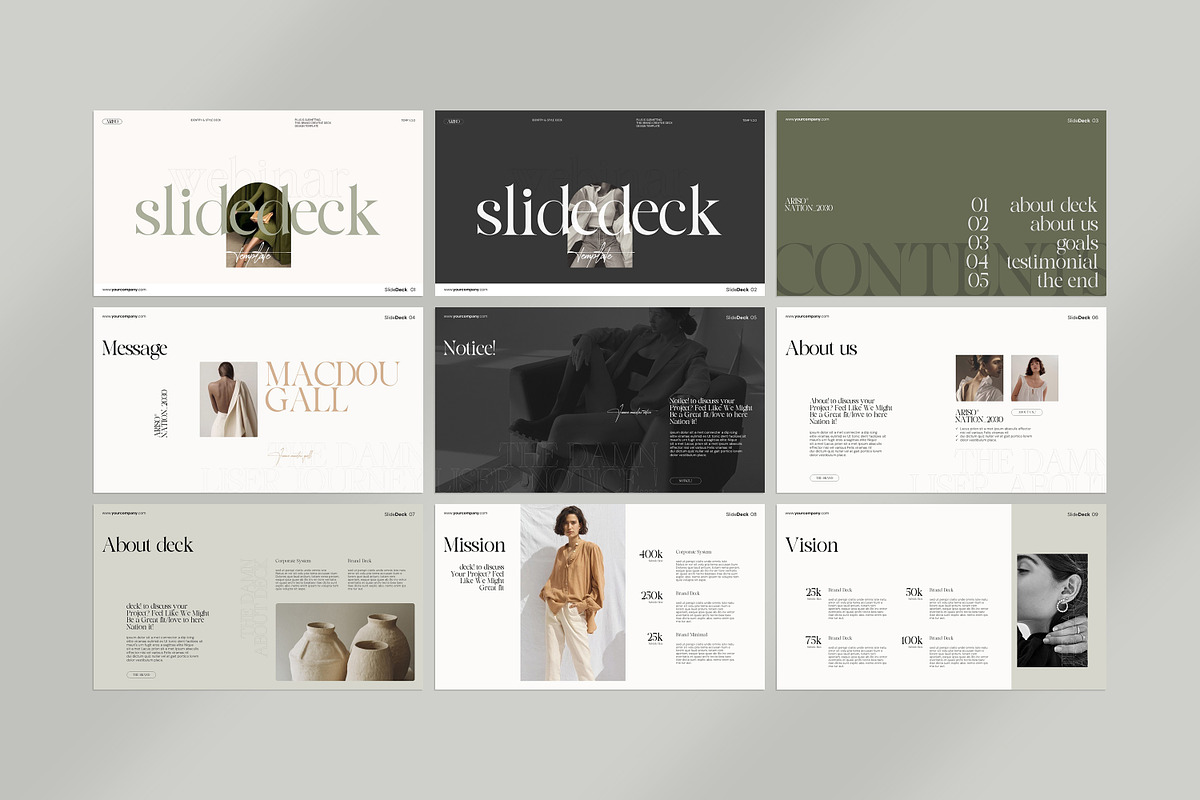 Ariso Slides Deck Template, a Presentation Template by evgenystudio ...