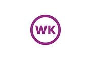 WK logo design | Branding & Logo Templates ~ Creative Market