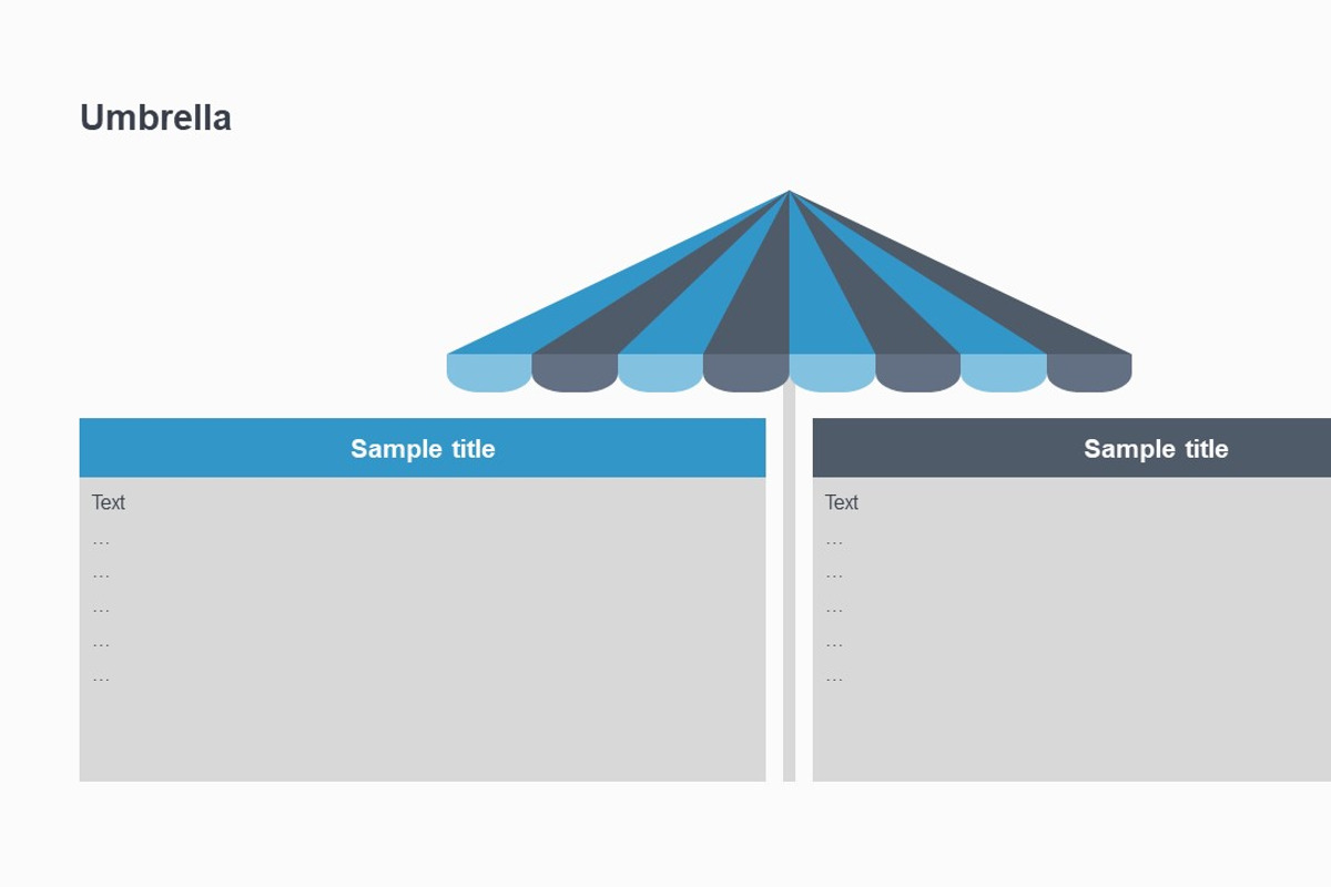 Umbrella PowerPoint template, a Presentation Template by Mr.Visual