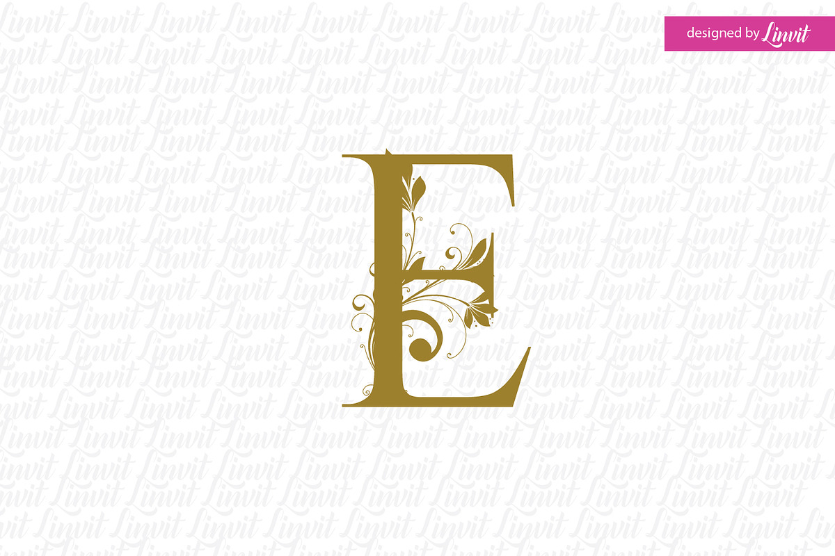 E monogram, E Letter, Monogram E, a Branding & Logo Template by Linvit ...
