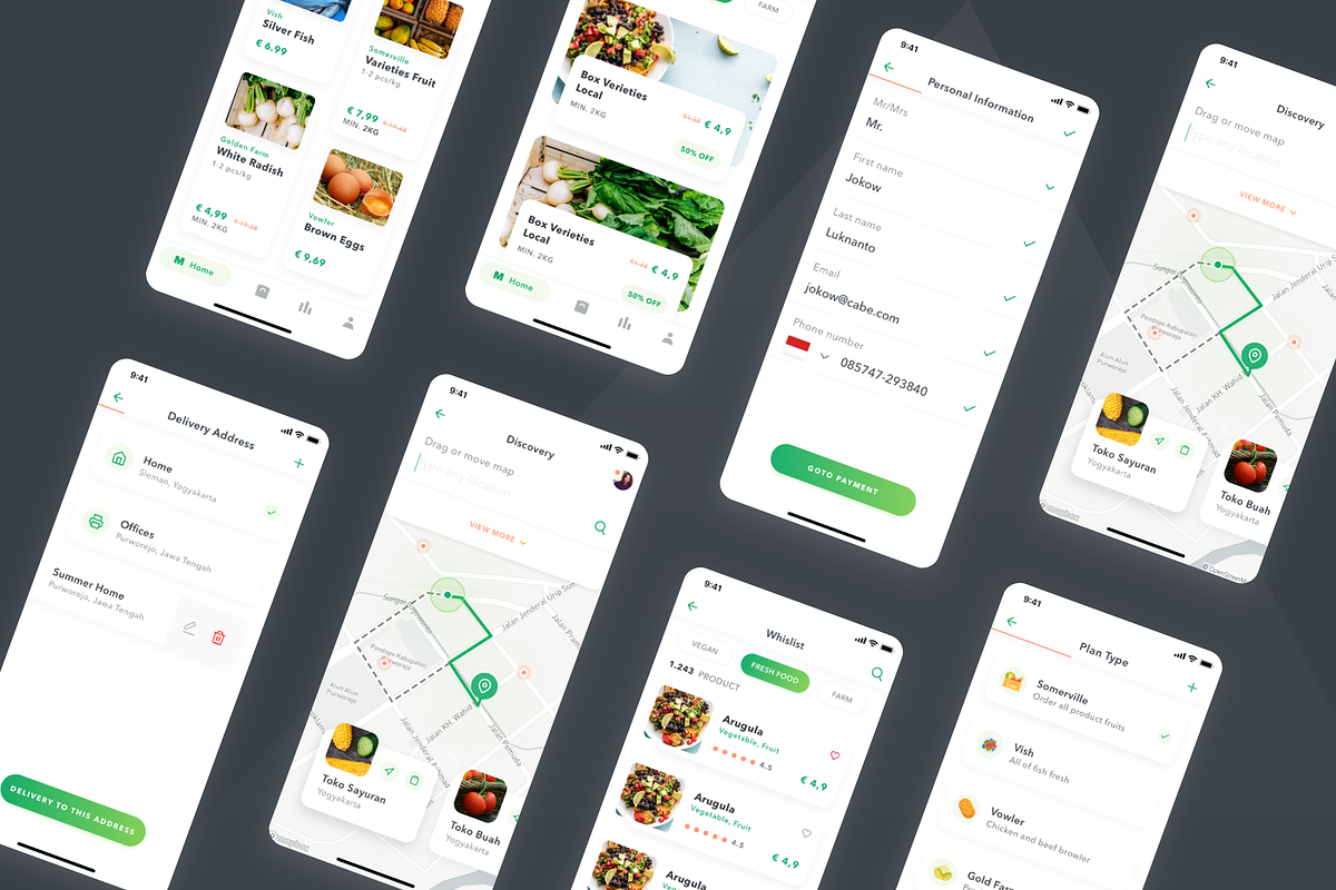 Momo UI Kit - Ecommerce for farming, an UI Kit Template by Mozza Shop UI