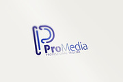 ProMedia / Letter P Logo, a Branding & Logo Template by Creative Dezing