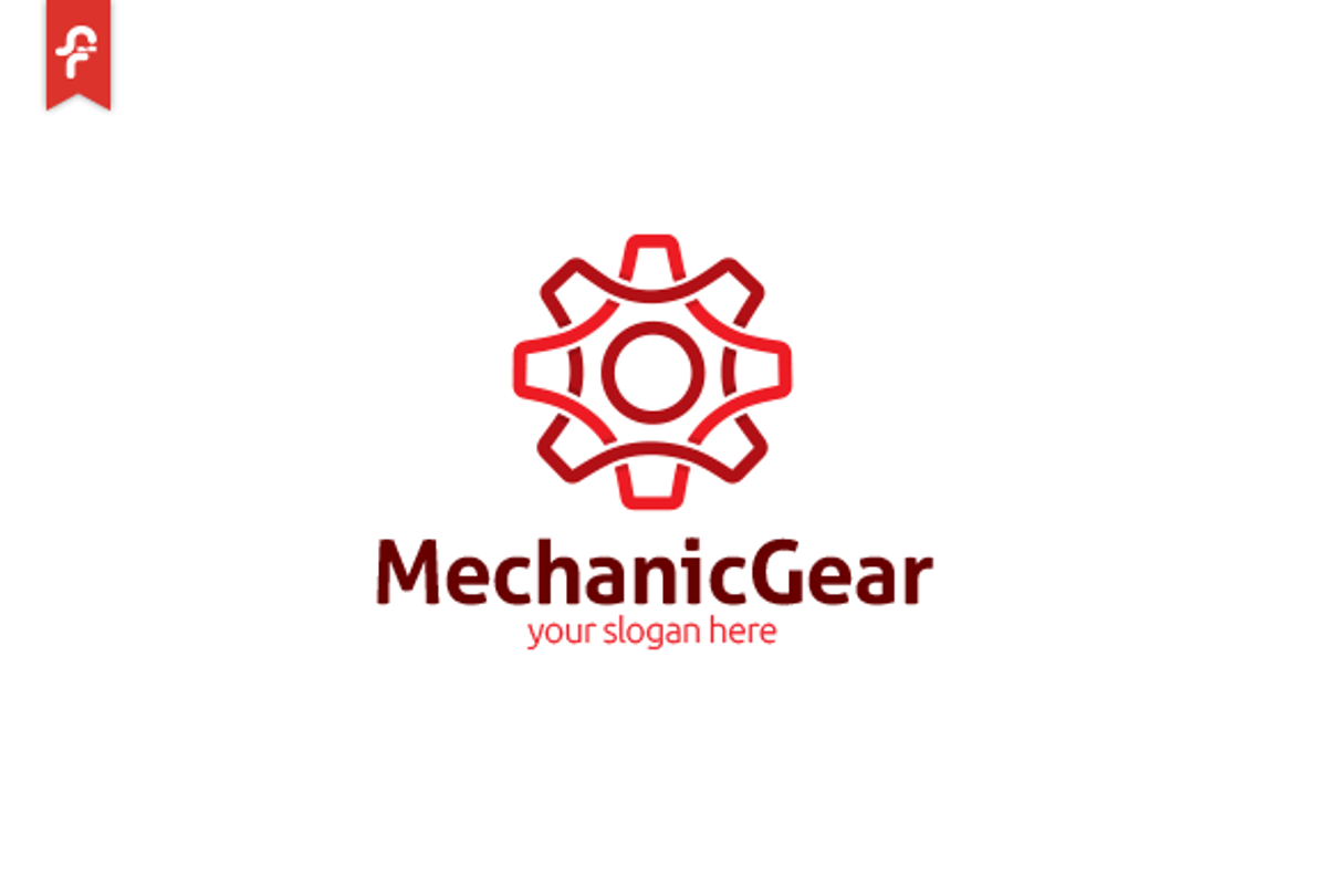 Mechanic Gear Logo, a Branding & Logo Template by ft.studio