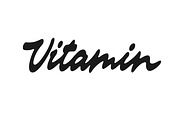 Vitamin vector lettering, a Branding & Logo Template by Zagach Letters