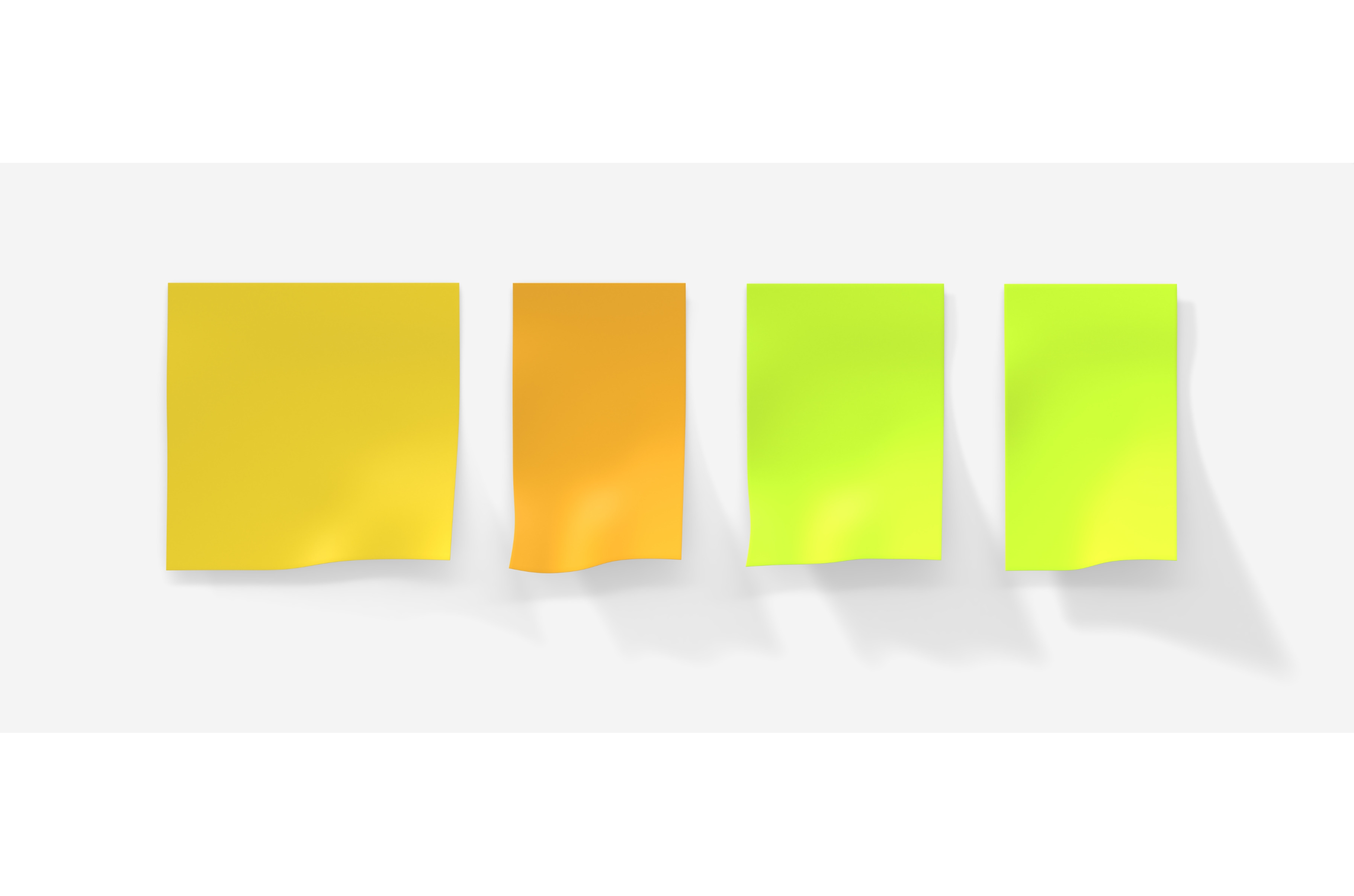 Post-it notes, color stickers or, an Object 3D Model by Marozhkastudio ...