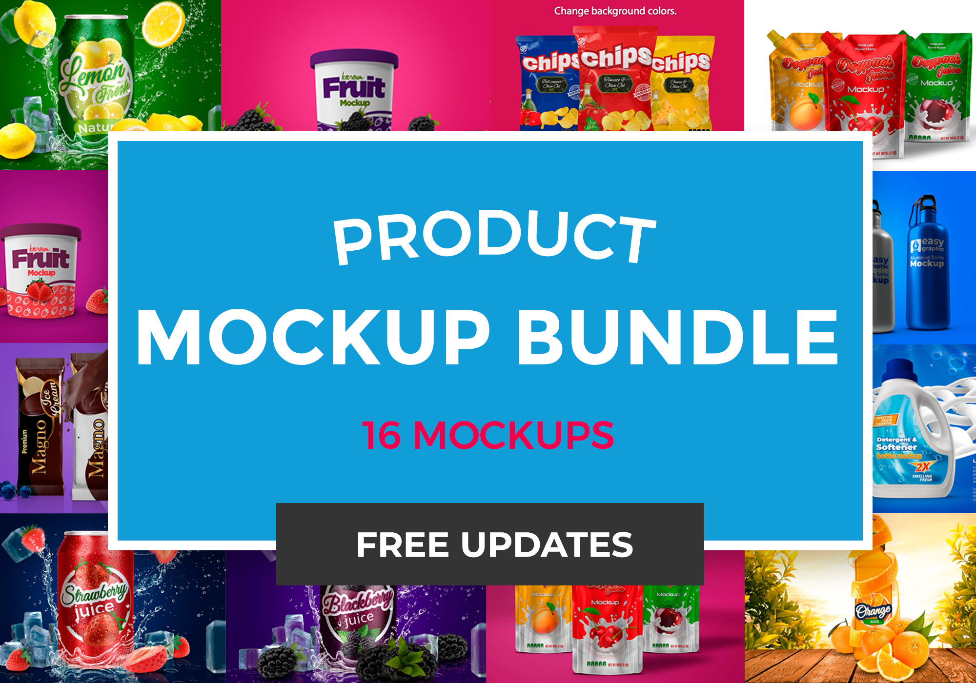 Mockup Bundle Products, a Packaging Mockup by rogeriomarcos | Creative ...