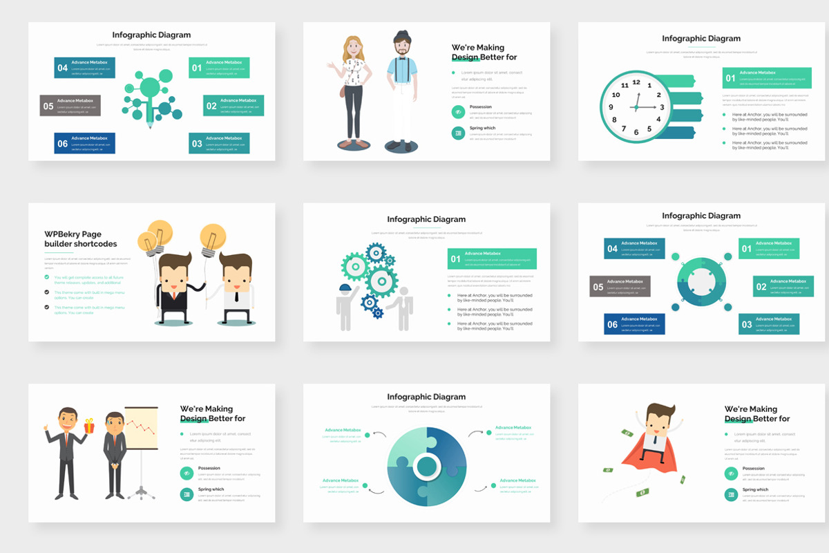 Process Overview Powerpoint Template, a Presentation Template by One ...
