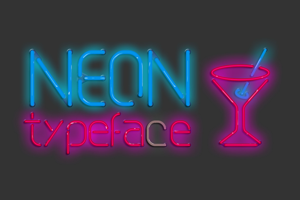Neon Typeface, a Sans Serif Font by Monogram