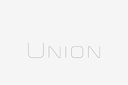 UNION - Laser, Craft Cutter Font