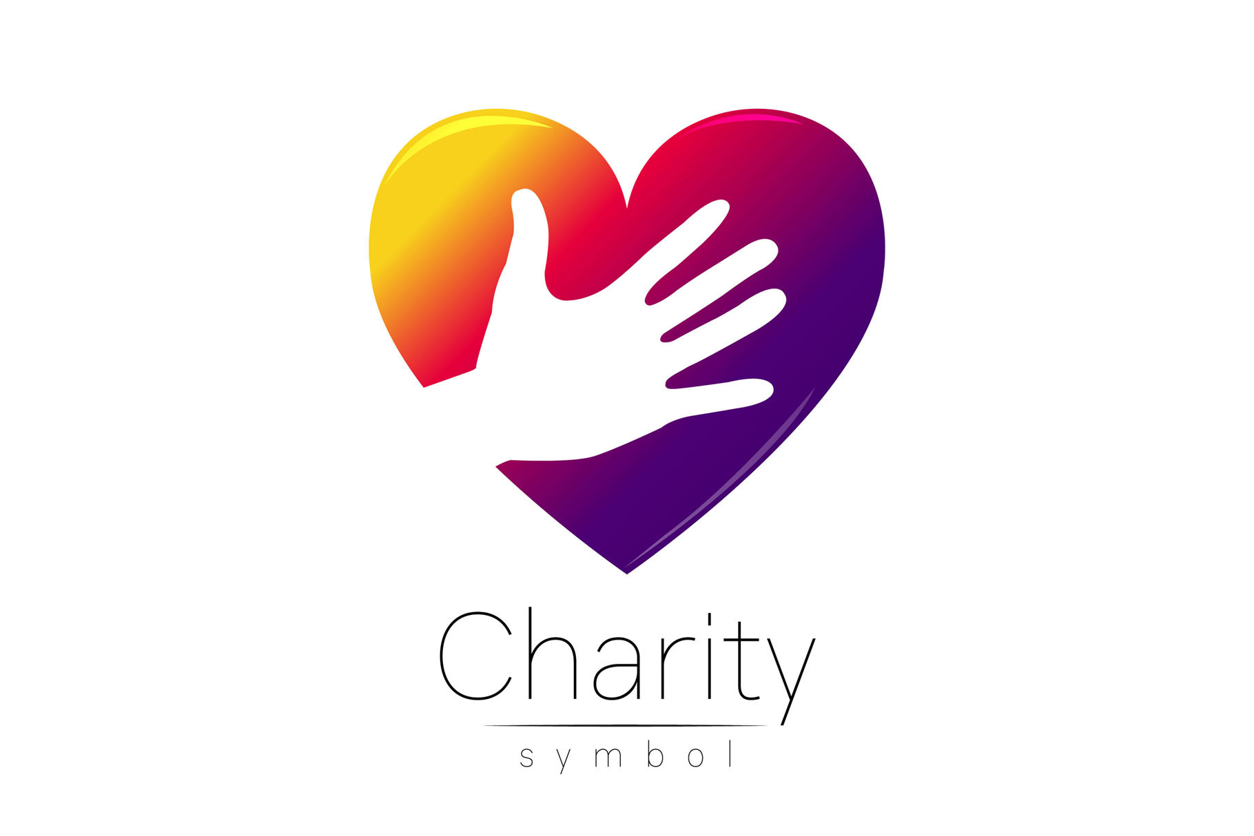 Symbol of Charity. Logo, a Branding & Logo Template by Wittmann