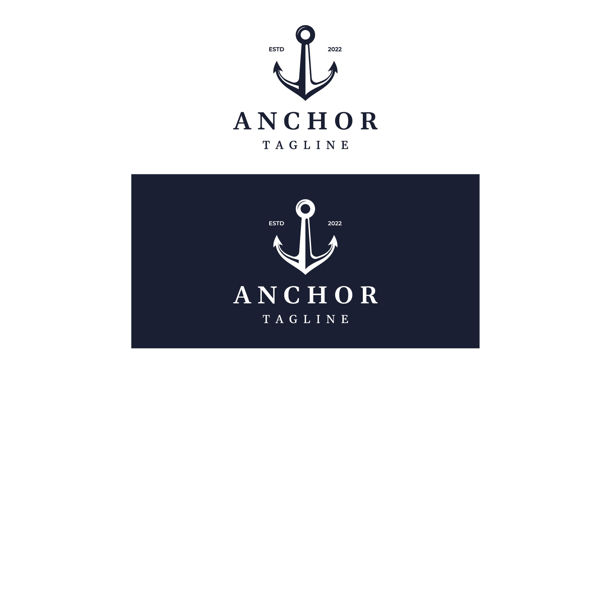 Nautical,marine anchor and rope logo | Branding & Logo Templates ...