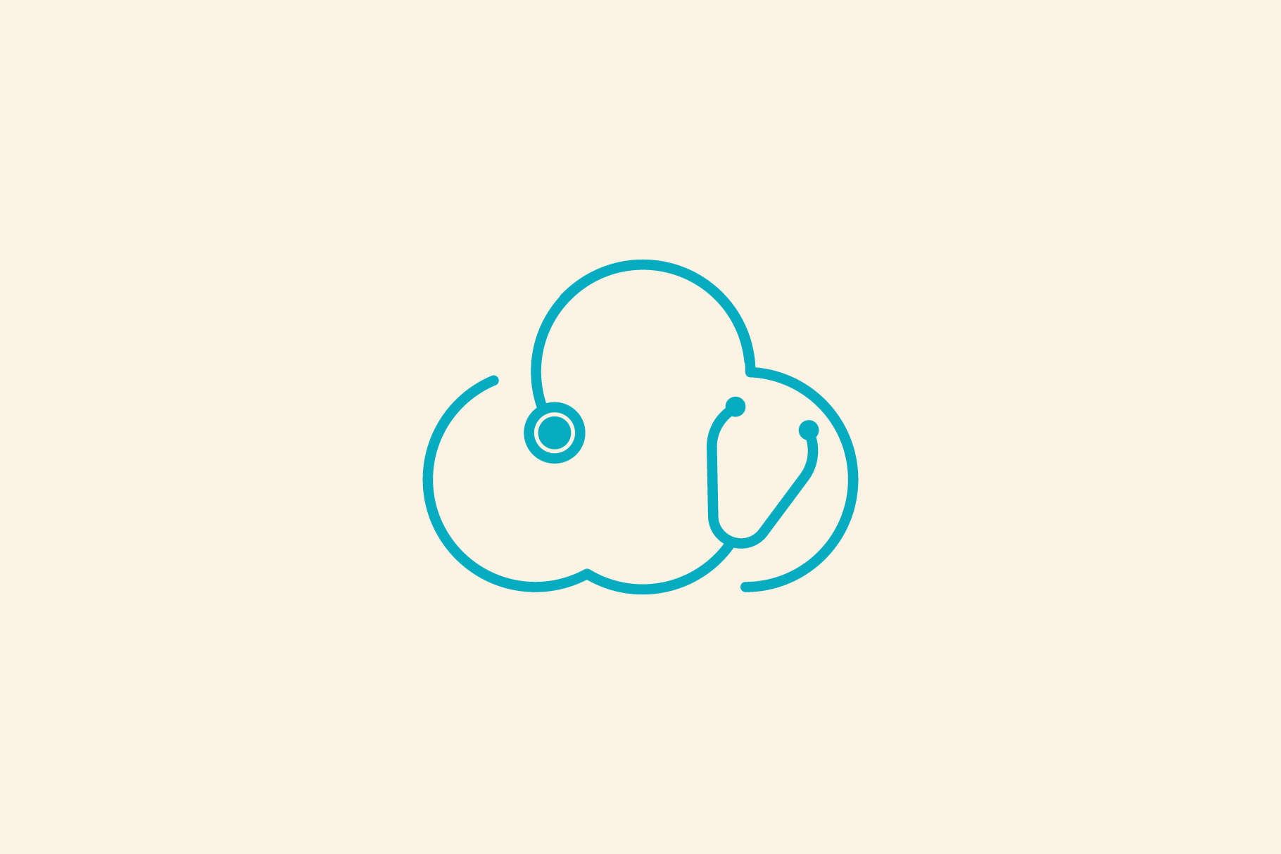 Cloud Medical Logo Design Vector | Creative Market