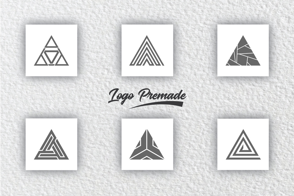 Triangle Creative Premade Logos, a Branding & Logo Template by Artha Desain