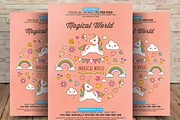 Magical World Flyer Template | Flyer Templates ~ Creative Market