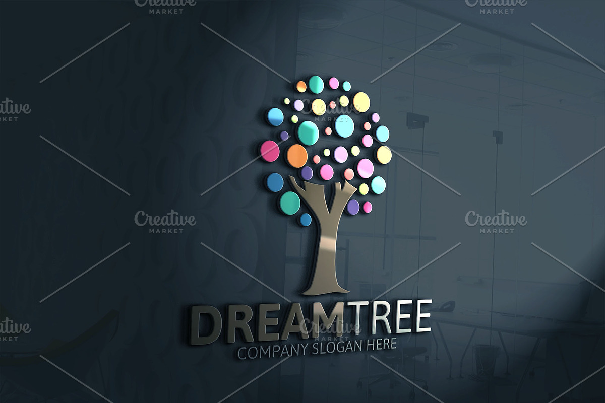 Dream Tree Logo, a Branding & Logo Template by Josuf Media
