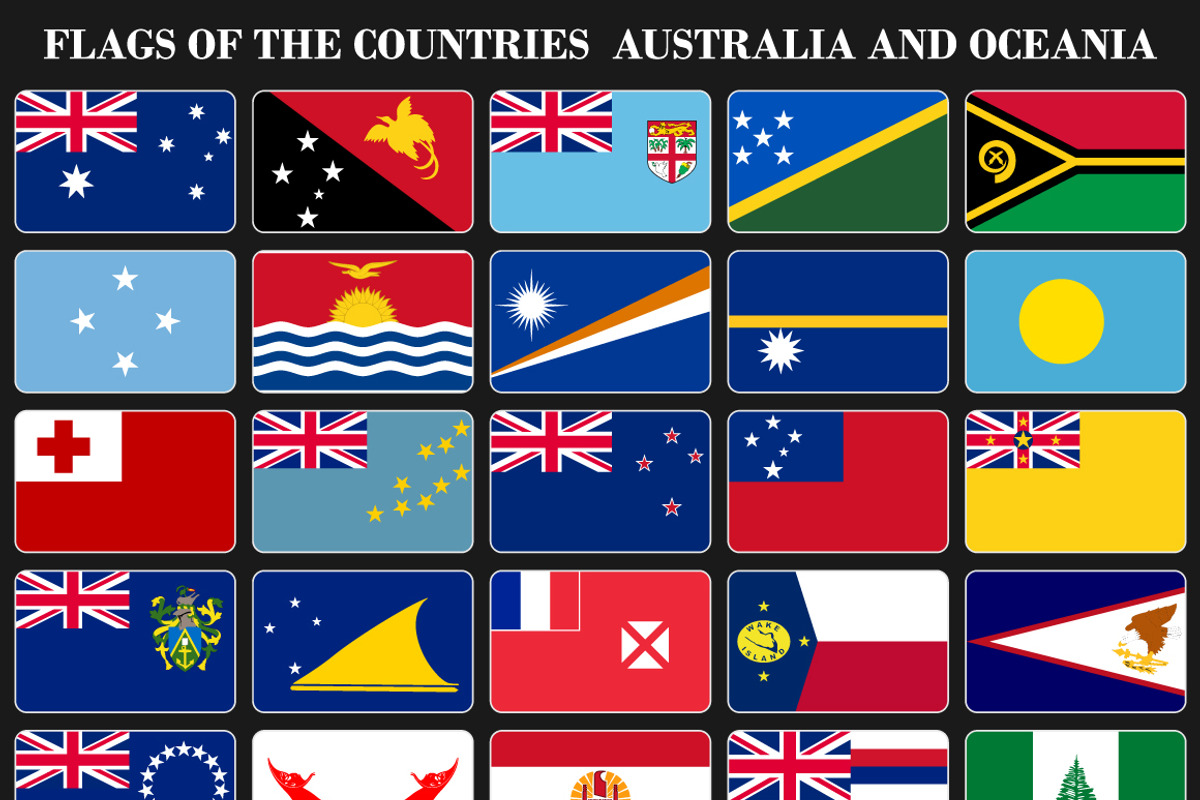252 world flags, an Illustration by Vectorchoice